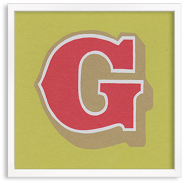 Hand printed letter K - Patrick Edgeley Prints