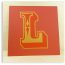 Hand printed letter L - Patrick Edgeley Prints